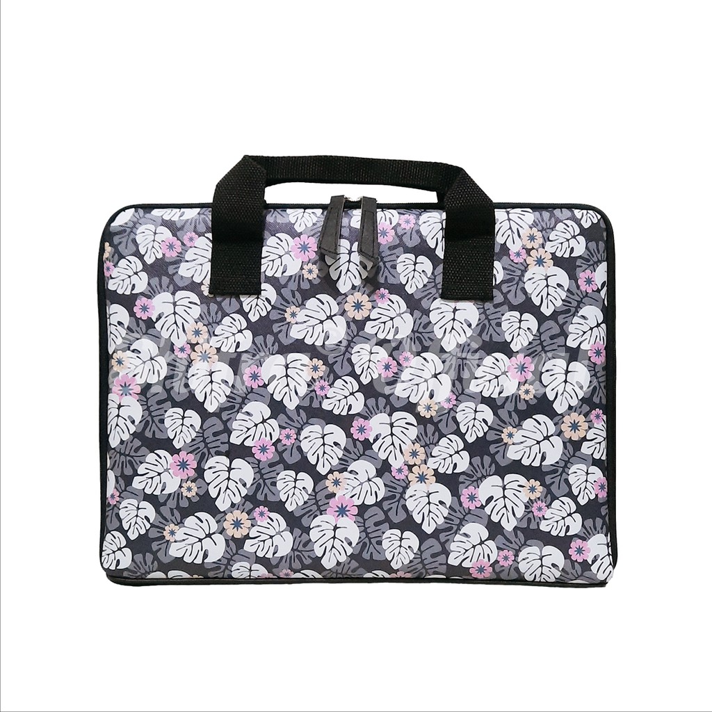 Jual Shifra Tas Laptop Jinjing Tenteng Gambar Daun Plants | Shopee ...