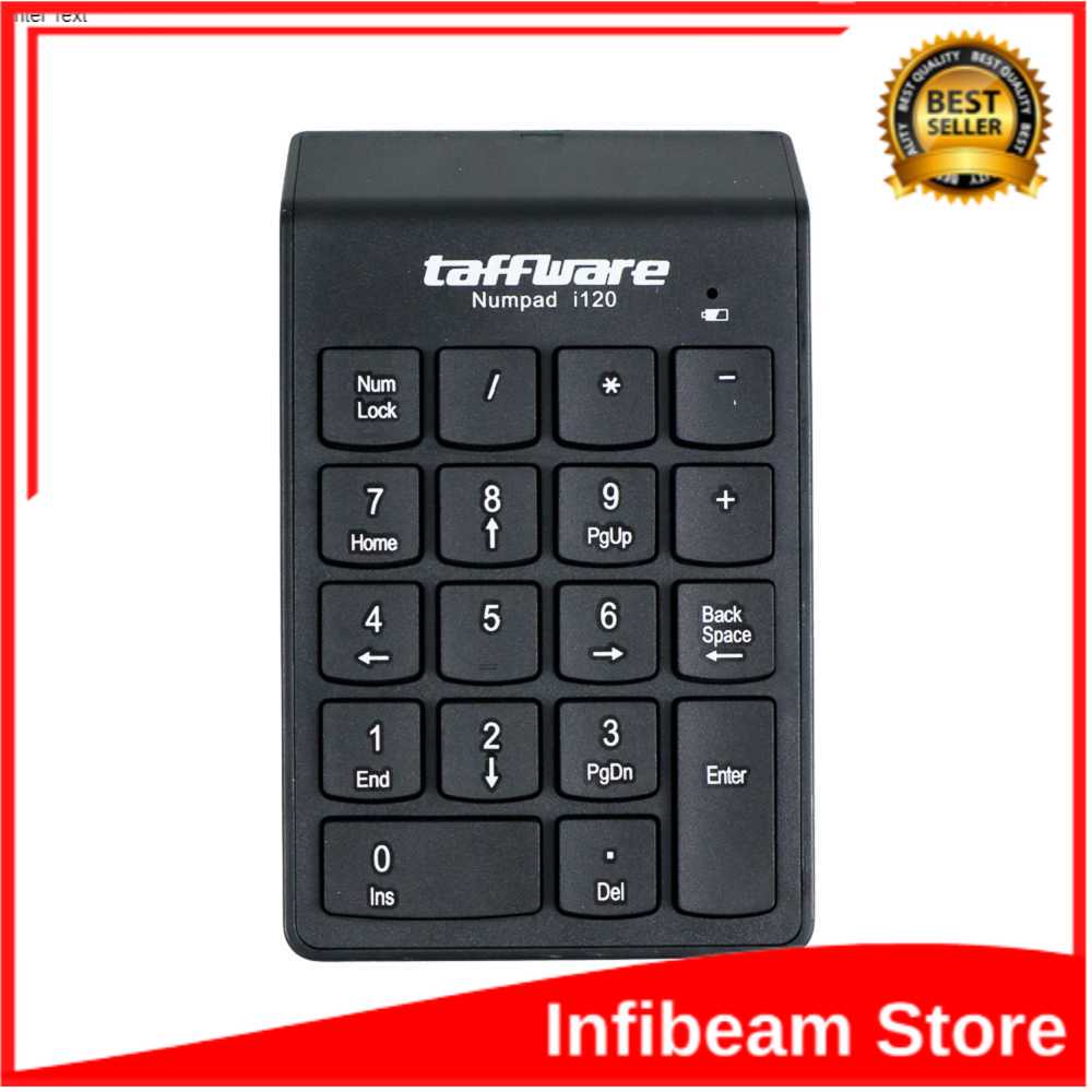 Jual Taffware Keypad Numeric Wireless 2.4 GHz 10 Meter / Numeric Keypad Mtech Keyboard Angka ...