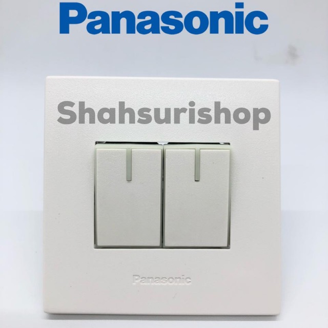 Jual SAKLAR PANASONIC WHITE STYLE SAKLAR SERI SAKLAR ISI 2 ECO B ...