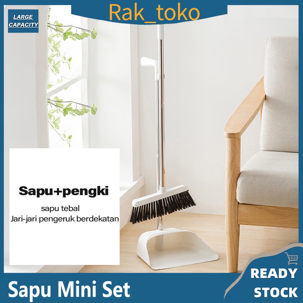 Jual Set Sapu Broom Set Dustpan Sapu Lipat Kombinasi Pengki Sap Set ...