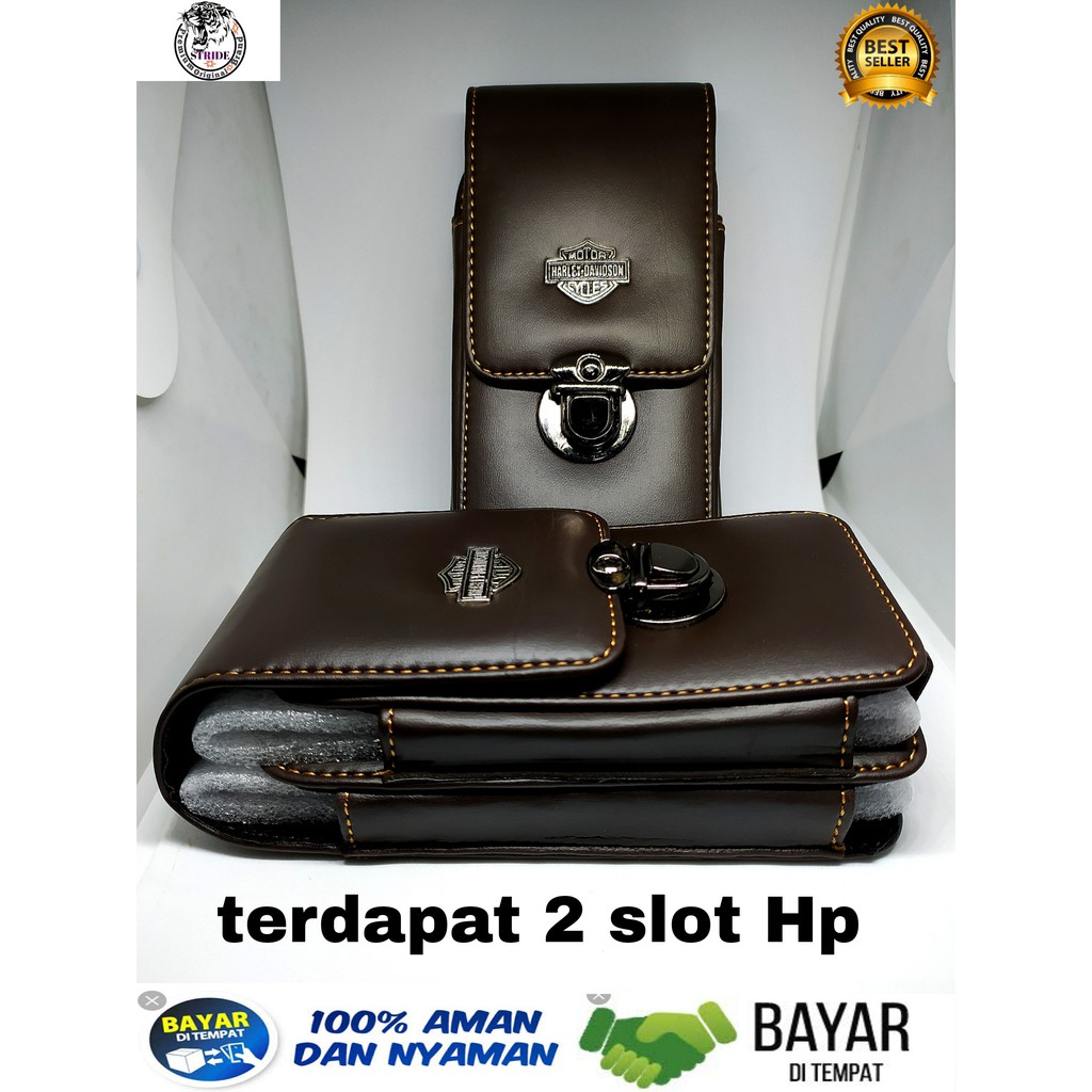 Jual Dompet Hp Pinggang Kulit Pria Ukuran 5,5 Dan 6,5 inchi - Sarung Hp ...