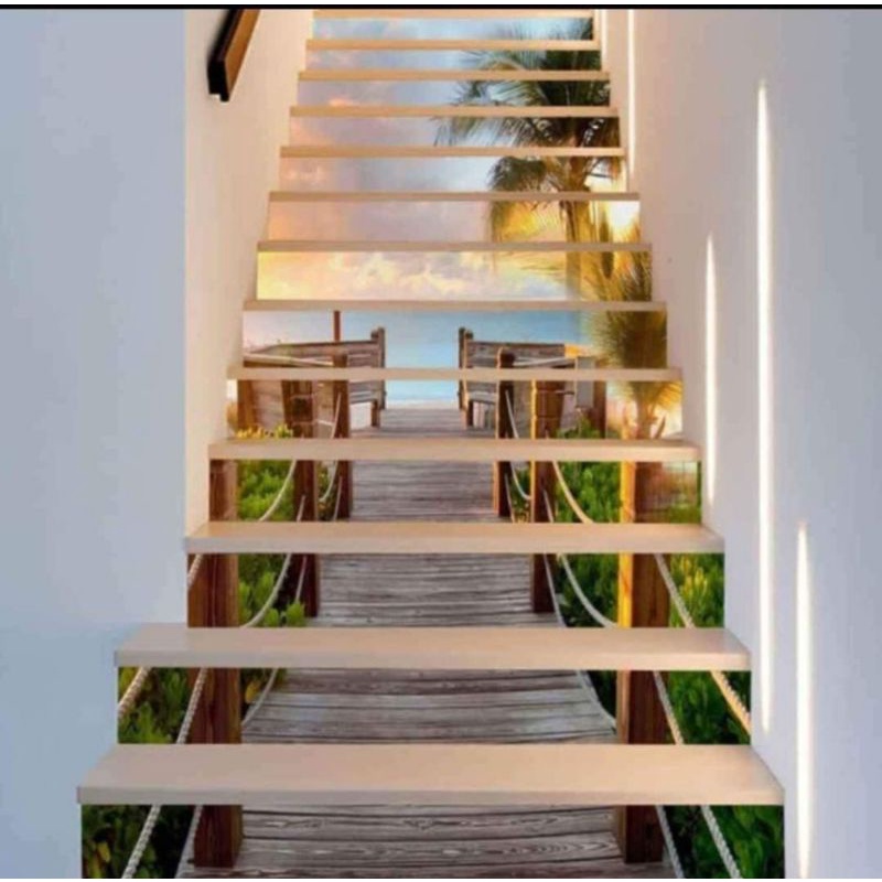 Jual wallpaper tangga custom | Shopee Indonesia