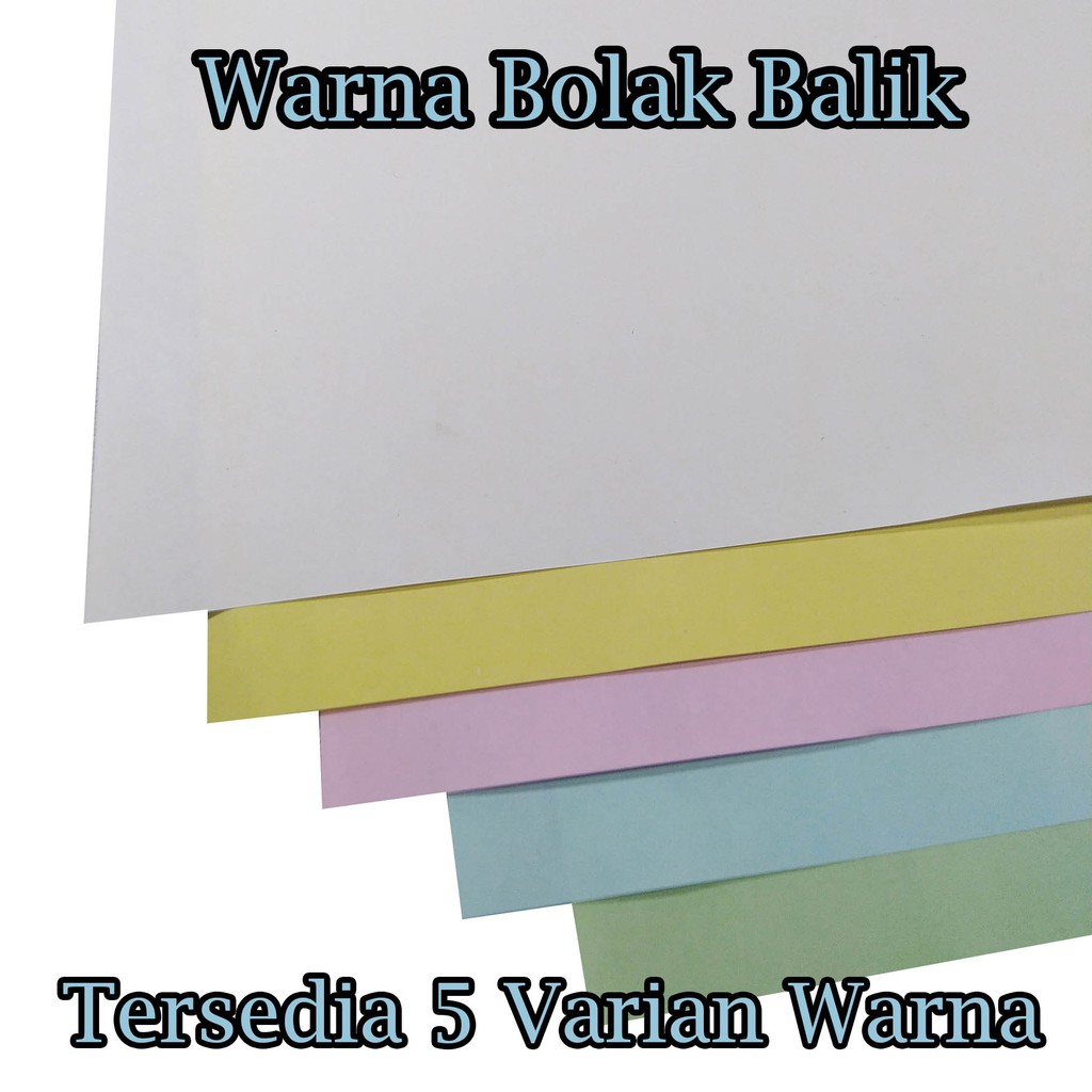 Jual ( PER PAK - ISI 50 ) Kertas NCR Top Mid Bottom 55 gsm F4 - by Muro ...