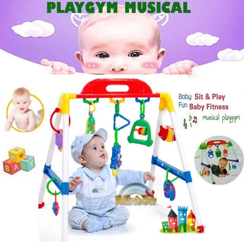 Jual BABY PLAY GYM MUSICAL / PLAYGYM MUSICAL BAYI | Shopee Indonesia