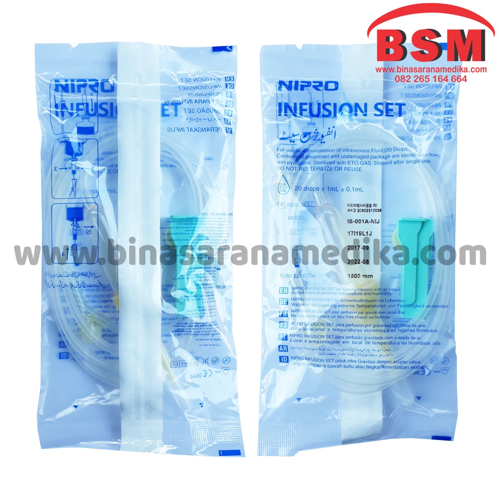Jual Nipro Ip Nipro Ip Infusion Set Adult Shopee Indonesia