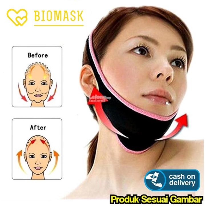 Jual BIOMASK - FACE BELT pembentuk wajah peramping wajah 3D Pelangsing ...