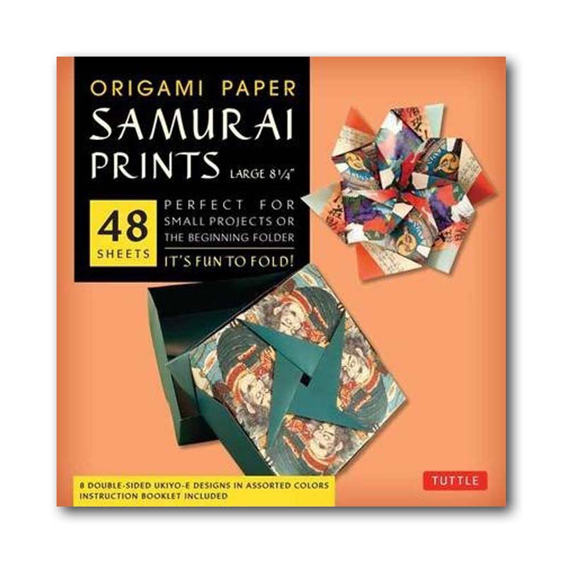 Jual Origami Paper - Samurai Prints - Large 8 1/4" - 48 Sheets: T ...