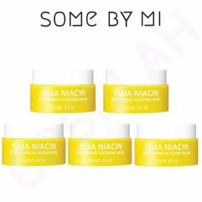 Jual SomeByMi Yuja Niacin Sleeping Mask Trial Size 15g | Shopee Indonesia