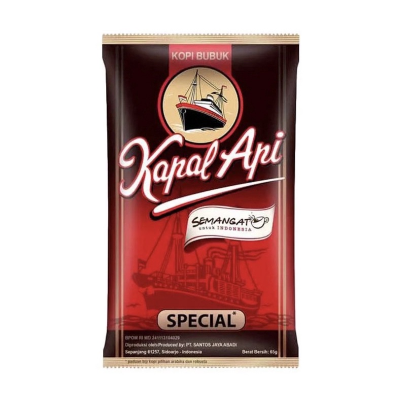 Jual Kopi Tubruk Kapal Api Special 65 gram | Shopee Indonesia