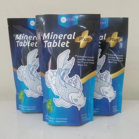 Jual MINERAL TABLET PLUS VITAMIN C GARAM IKAN ISI 40 TABLET | Shopee ...
