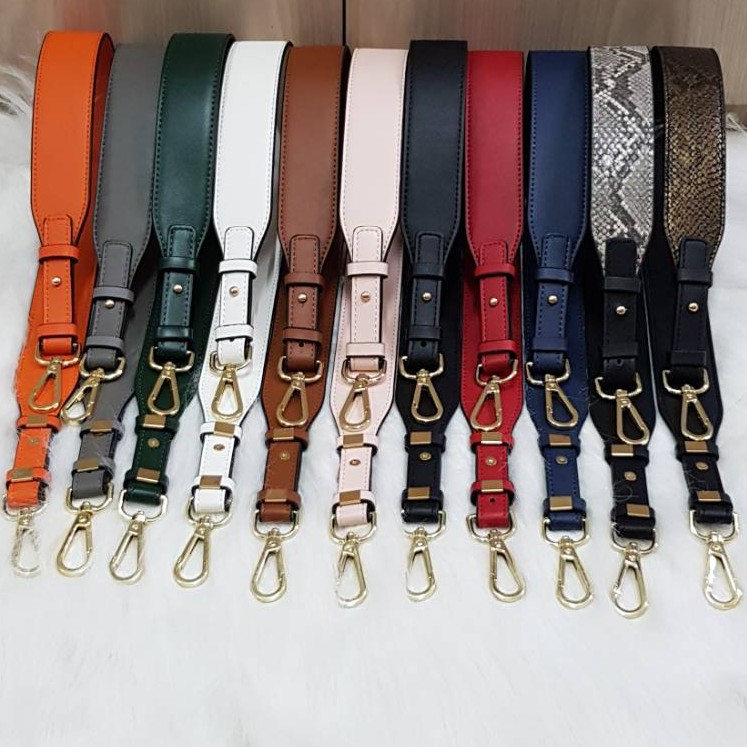 Jual bagstrap short MK 73-83 cm PU leather two tone tali tas strap tas ...
