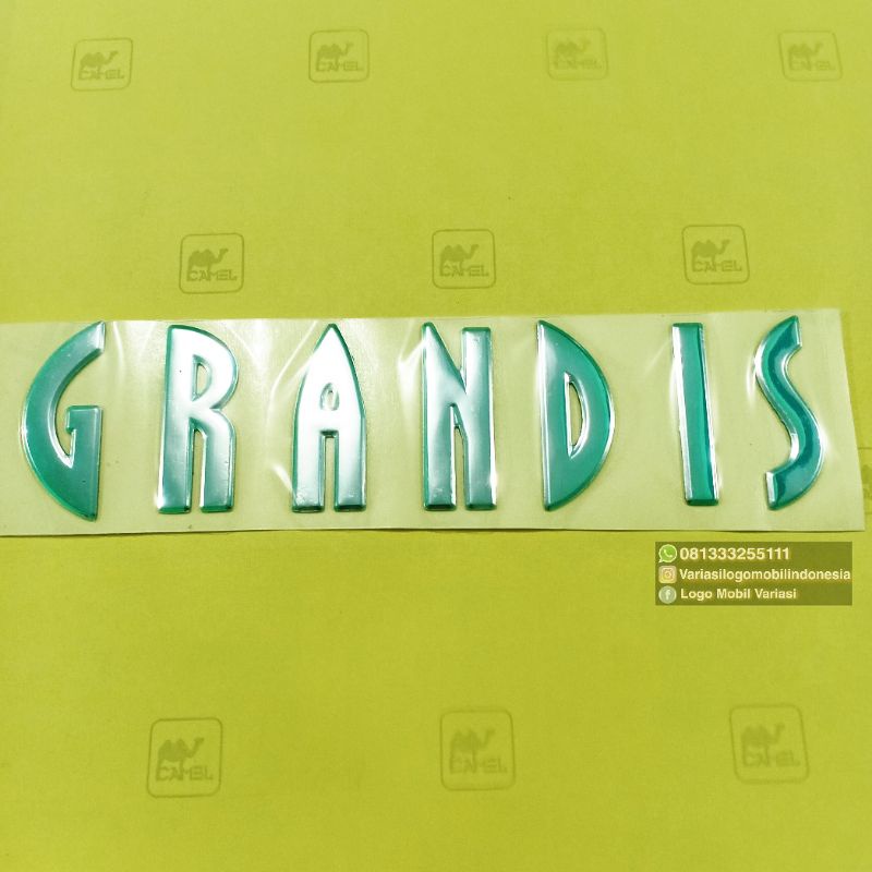 Jual Emblem logo mitsubishi grandis 2.4mivec mivec ukuran original ...