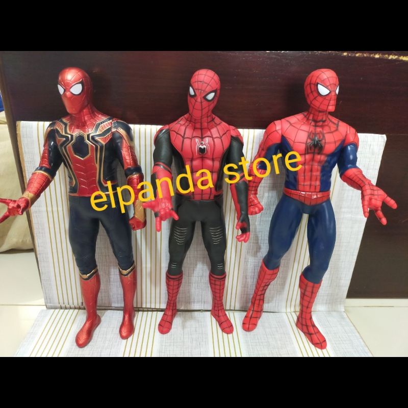 Jual Mainan Spiderman Ironspider Cosmic Besar 33 Cm Figure | Shopee ...