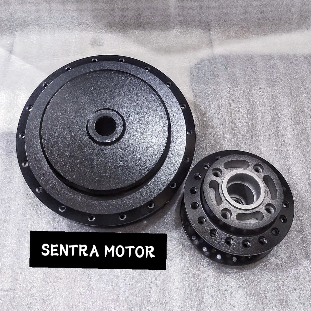 Jual Tromol Set Spin New Depan Belakang Warna Hitam- Tromol Spin New ...