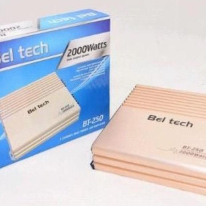 Jual Power Mobil Beltech Bt-250 Amplifier Beltech 2 Channel Mosfet ...