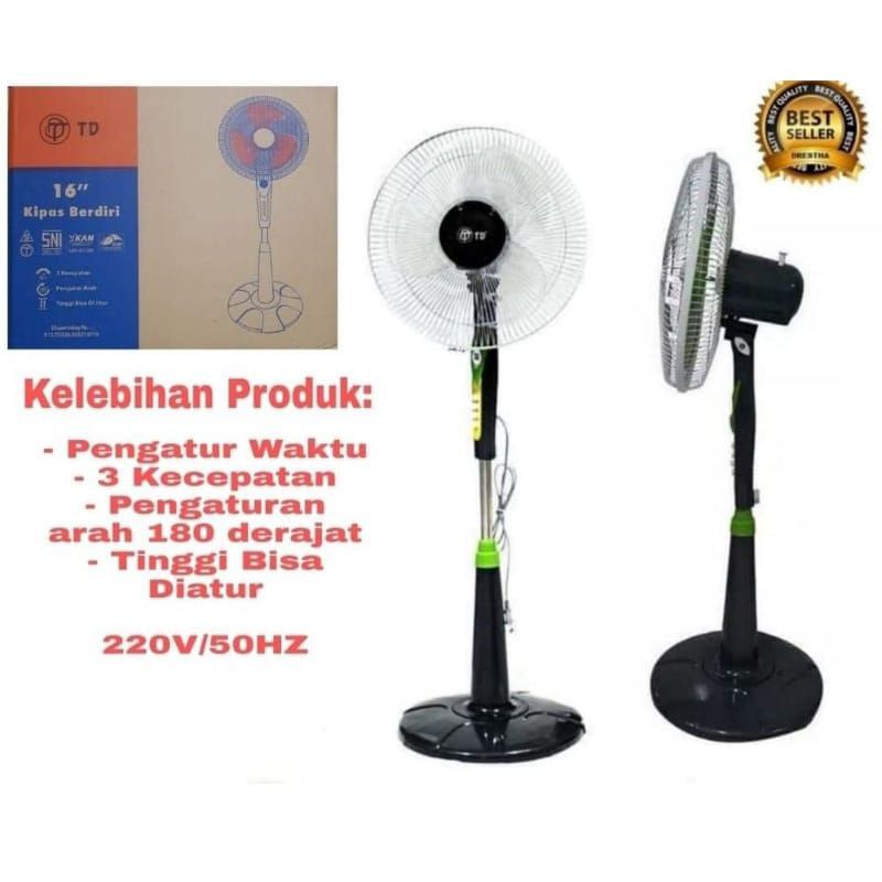 Jual Kipas Angin Berdiri , kipas Stand Fan 16 inchi grab / gojek ...