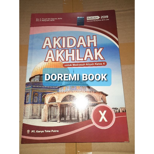 Jual AKIDAH AKHLAK KELAS 10 11 12 SMA toha putra buku paket akidah akhlak MA revisi kurikulum ...