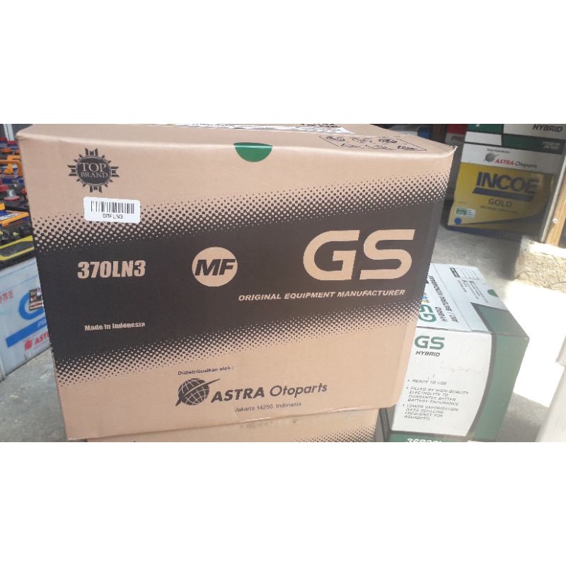 Jual aki mobil innova reborn solar gs mf 370ln3 original | Shopee Indonesia