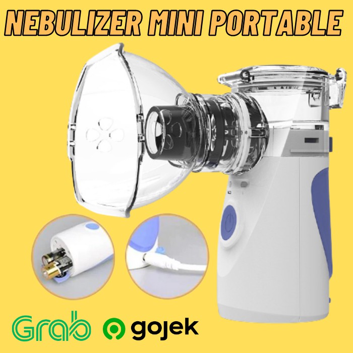 Jual Alat Inhaler Mini Nebulizer Anak Lansia Dewasa / Alat Kesehatan Terapi Pernafasan Asma ...