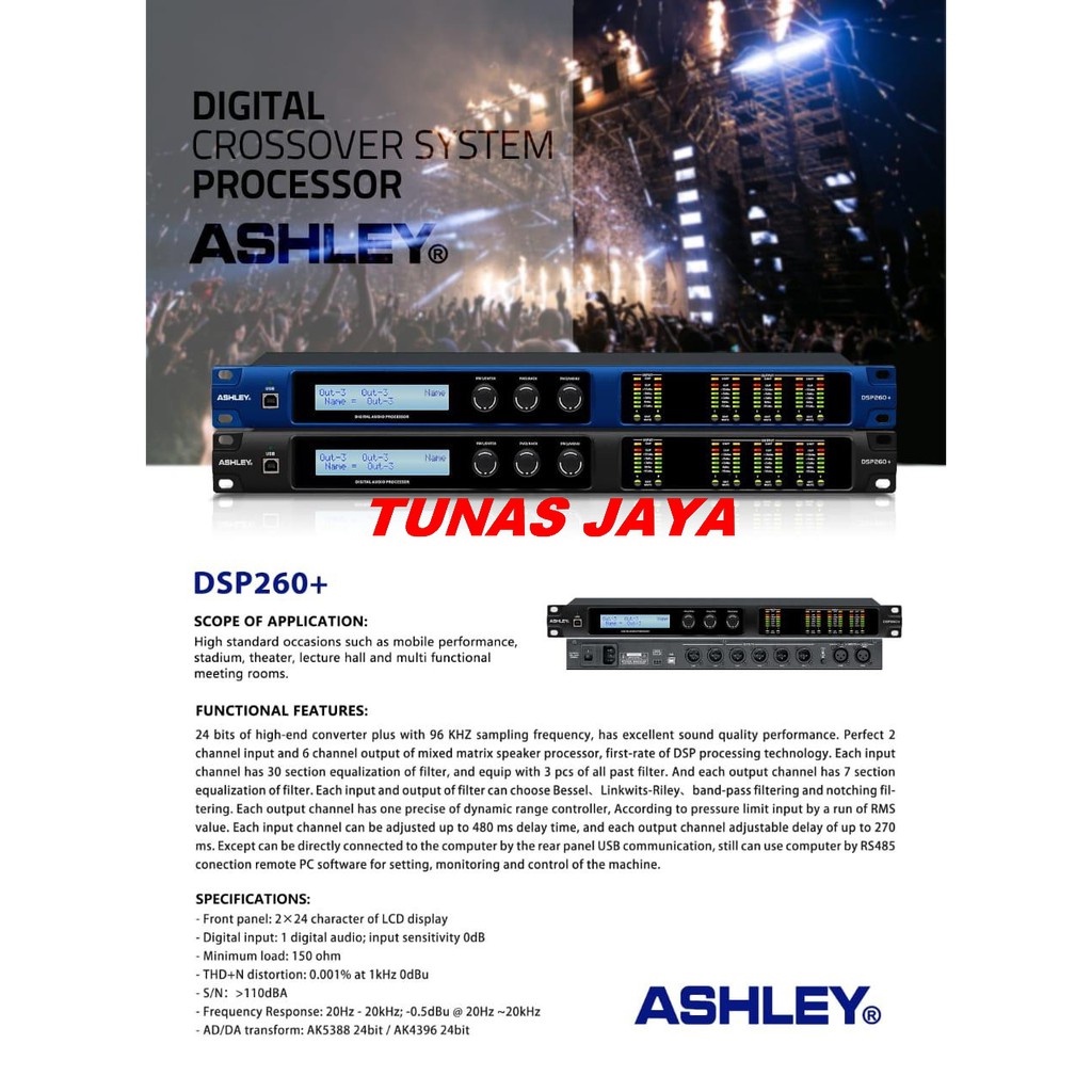 Jual Management Speaker Digital ASHLEY DSP 260 + Original | Shopee Indonesia