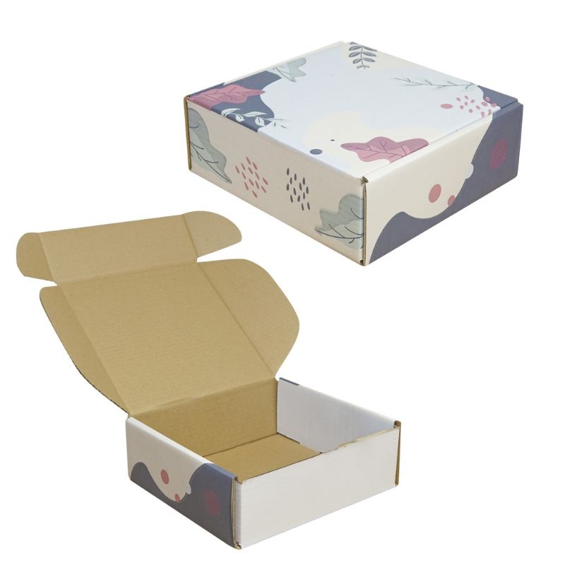 Jual Custom Kardus Box 22x22x8 cm Kardus/Polos/kemasan/Hampers/Nasi ...