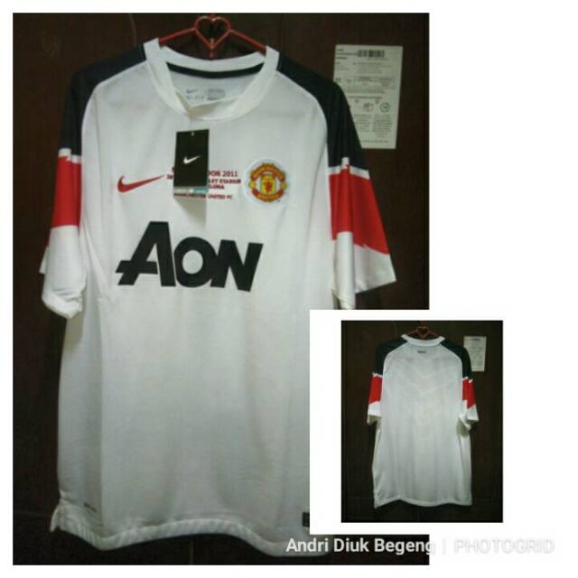Jual JERSEY SHIRT RETRO MU MANCHESTER UNITED FINAL LONDON | Shopee ...