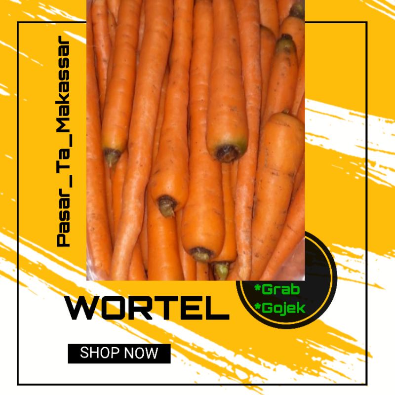 Jual Wortel 500 Gram / Pasar Ta Makassar / Pasar sayur Makassar ...