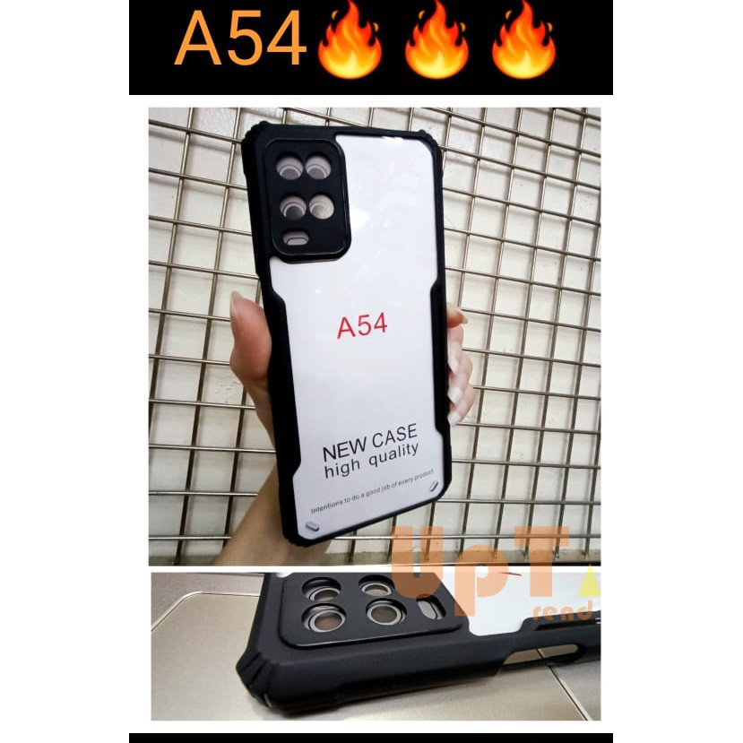 Jual CASE OPPO A54 2021 CLEAR BENING FUZE NEW HARD COVER SILIKON CASING ...