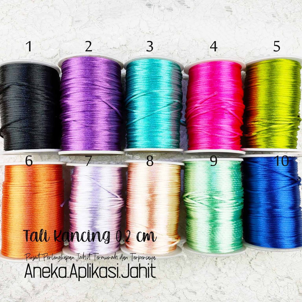 Jual [2/2] 10 METER TALI SANGHAI -/+ 2 MM / TALI SENGKELIT / TALI ...