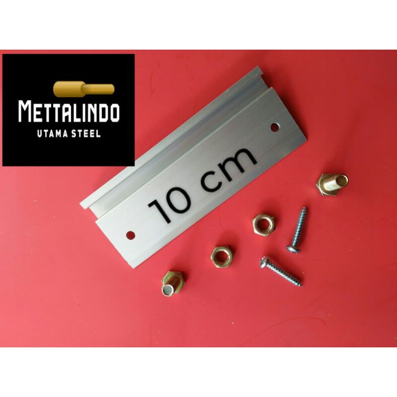 Jual Rel rell alumunium stoper stopper knock knok as pin alum aluminium ...