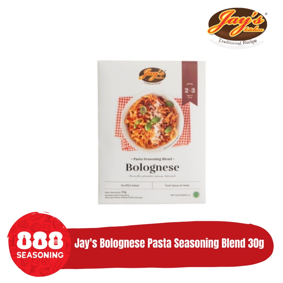 Jual JAY'S JAYS BOLOGNESE PASTA SEASONING BLEND (Bumbu Pasta Saus Tomat ...