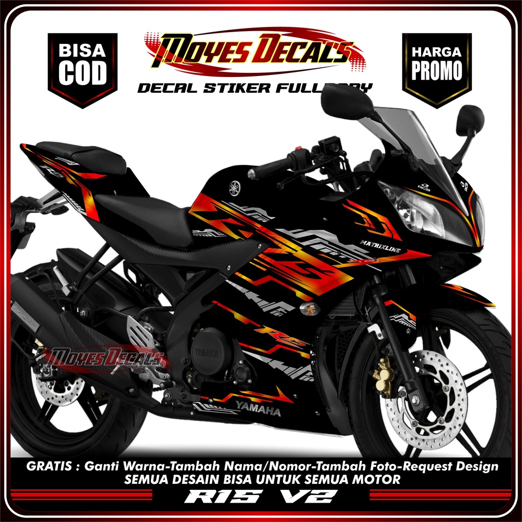 Jual Decal R15 V2 Fullbody Motif Matrix Line Fullbody R15 V2 Stiker ...