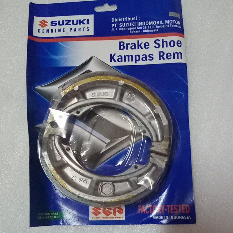 Jual Kampas Rem Belakang Ori SGP Spin Skydrive Skywave Hayate 64410-13H00-000 | Shopee Indonesia