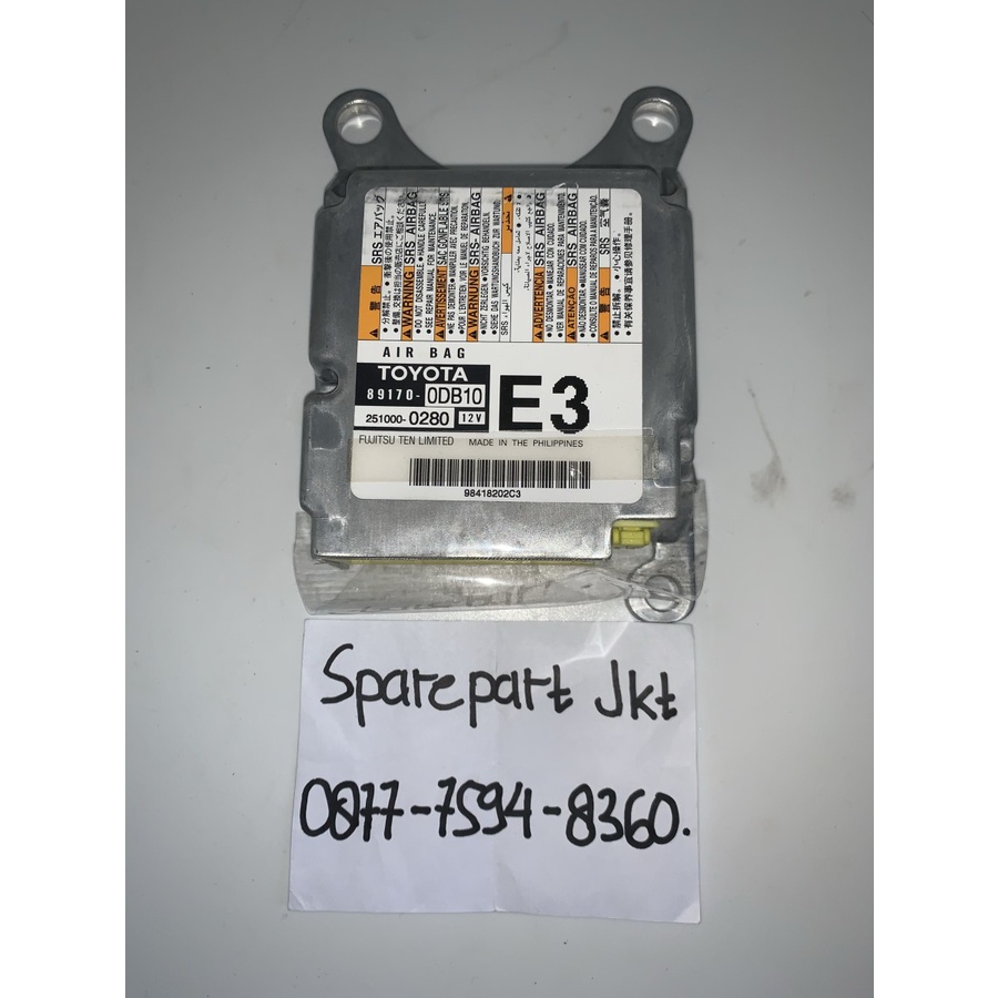 Jual Modul Airbag Yaris Baru Vios 2018 Ke Atas 89170-0DB10 | Shopee ...