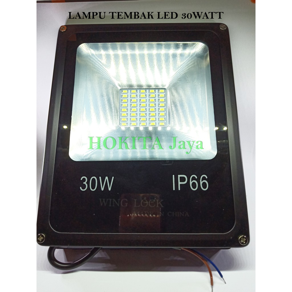 Jual Lampu tembak LED 30 watt WING LOCK | Shopee Indonesia