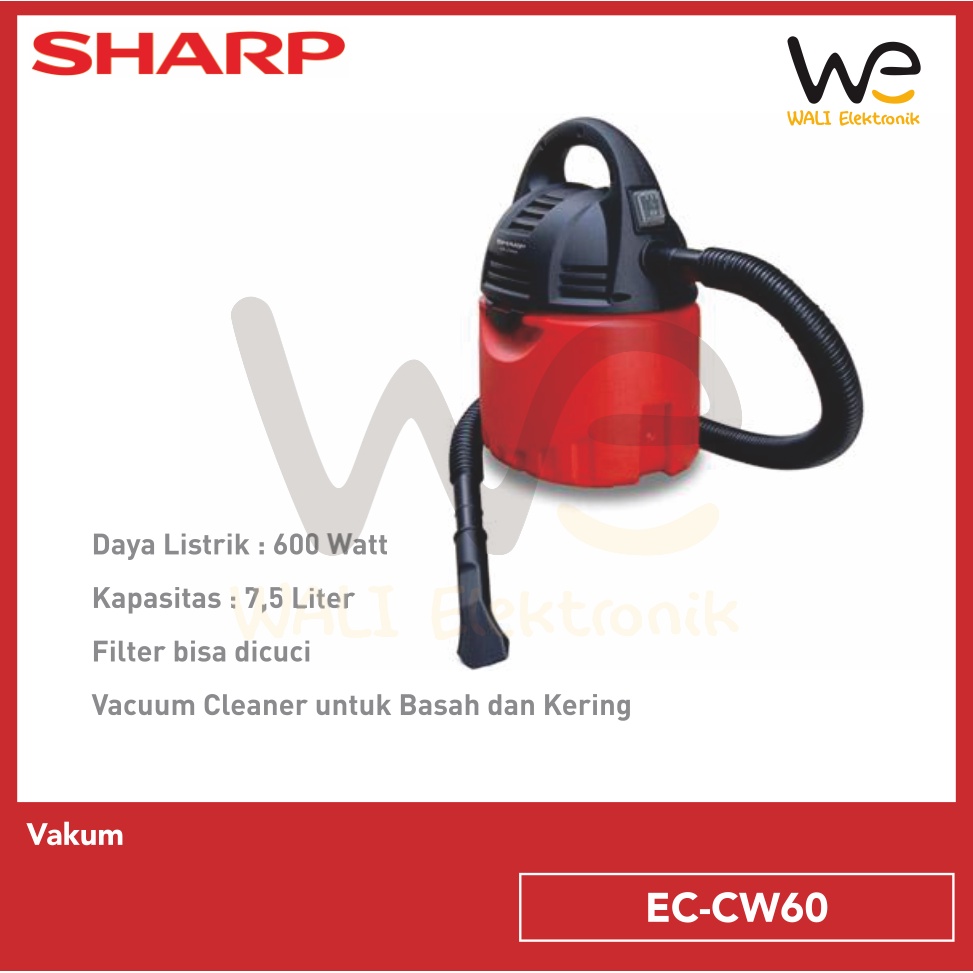 Jual SHARP Vacuum Cleaner EC-CW60 / ECCW60 | Shopee Indonesia