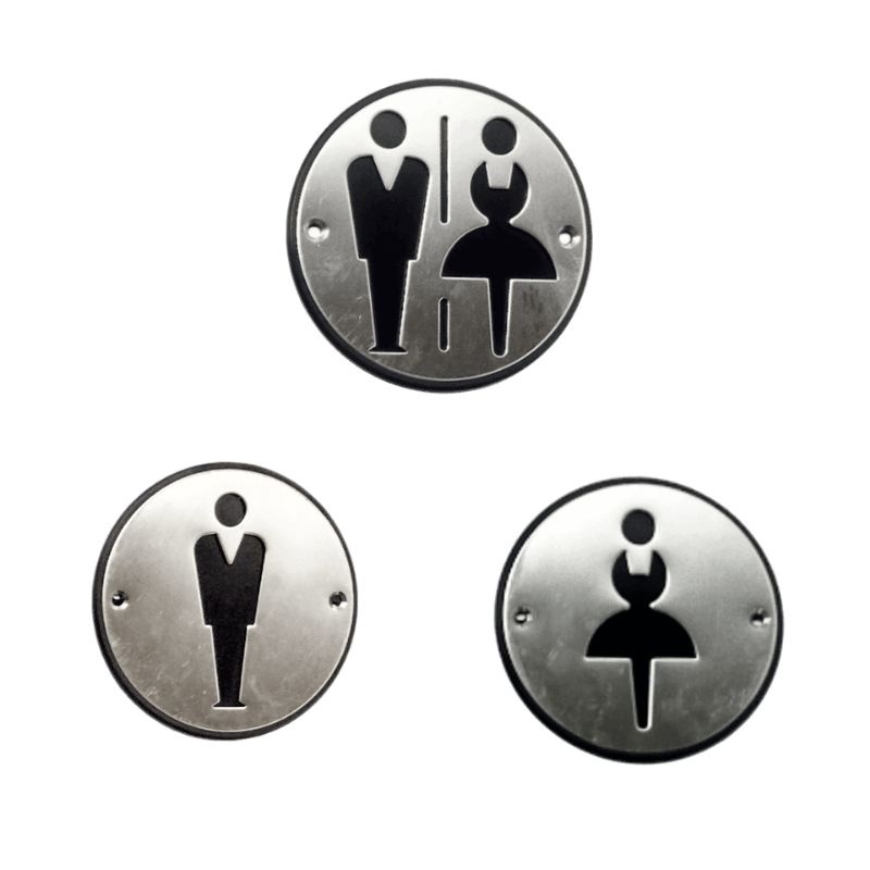 Jual Sign Plate / Simbol Kamar Mandi / Toilet Pria Wanita merk Albion ...