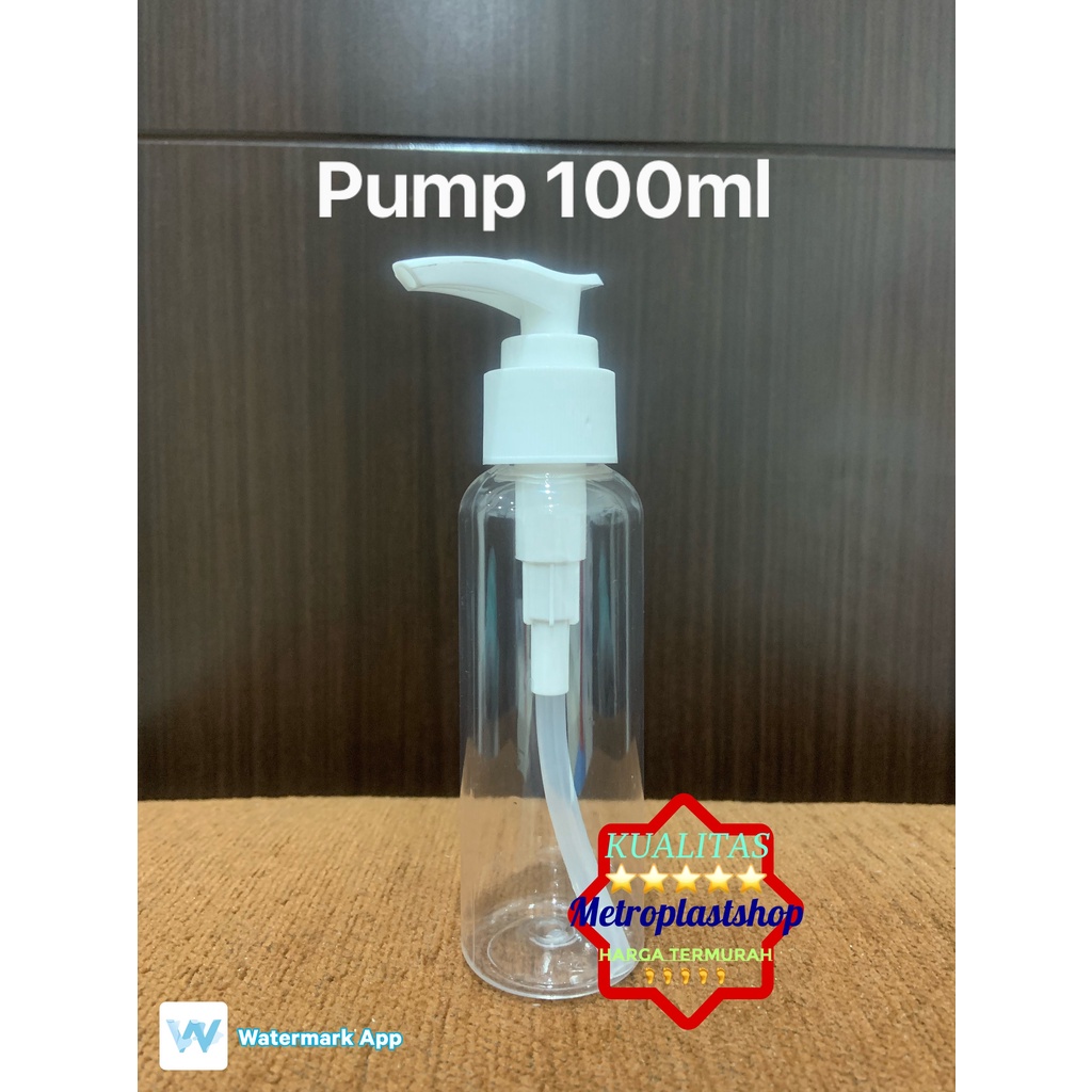 Jual Botol pump 100ml botol serum 100 ml botol pompa 100ml | Shopee Indonesia