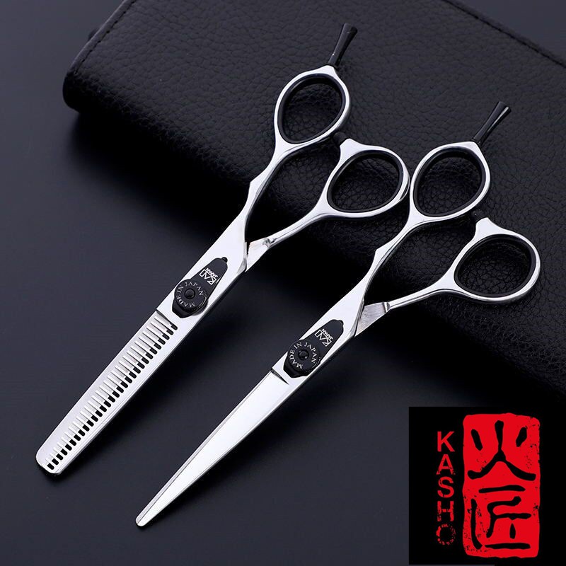 Jual KASHO 100% gunting rambut asli set tas gratis 6 inci (perak ...