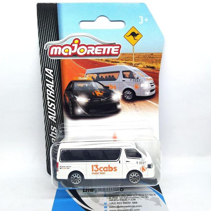 Jual Majorette 13 Cabs Australia Toyota Hiace - Skala 1:69 | Shopee ...