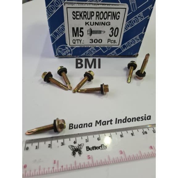 Jual Skrup Roofing LION 30mm | SKRUP | Baut Roofing Lion 3CM | Sekerup ...