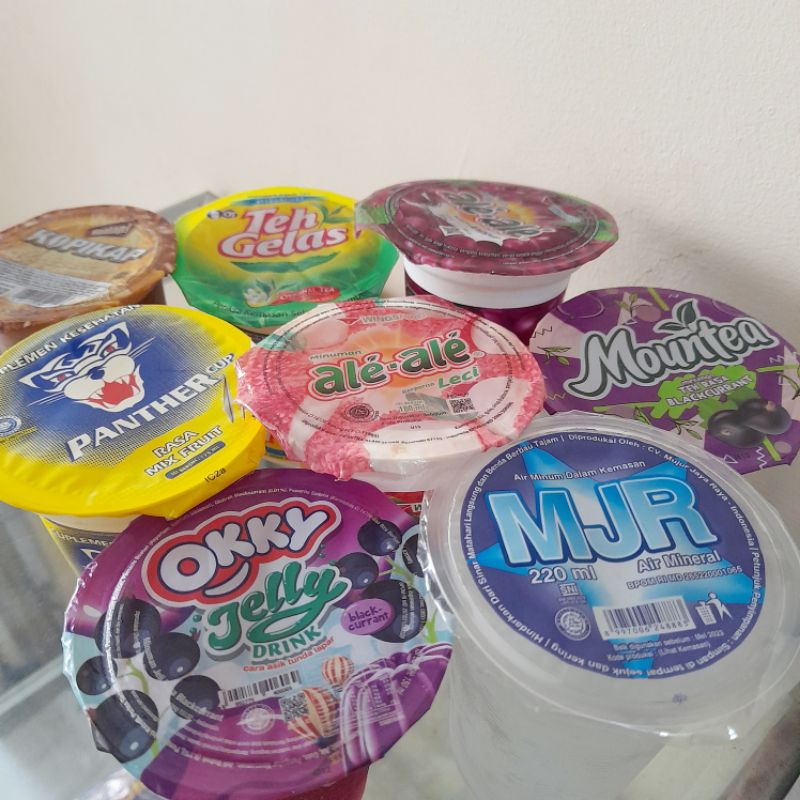 Jual Minuman 1000 Air Putih Gelas Okky Jelly Koko Drink Teh Mountea ...