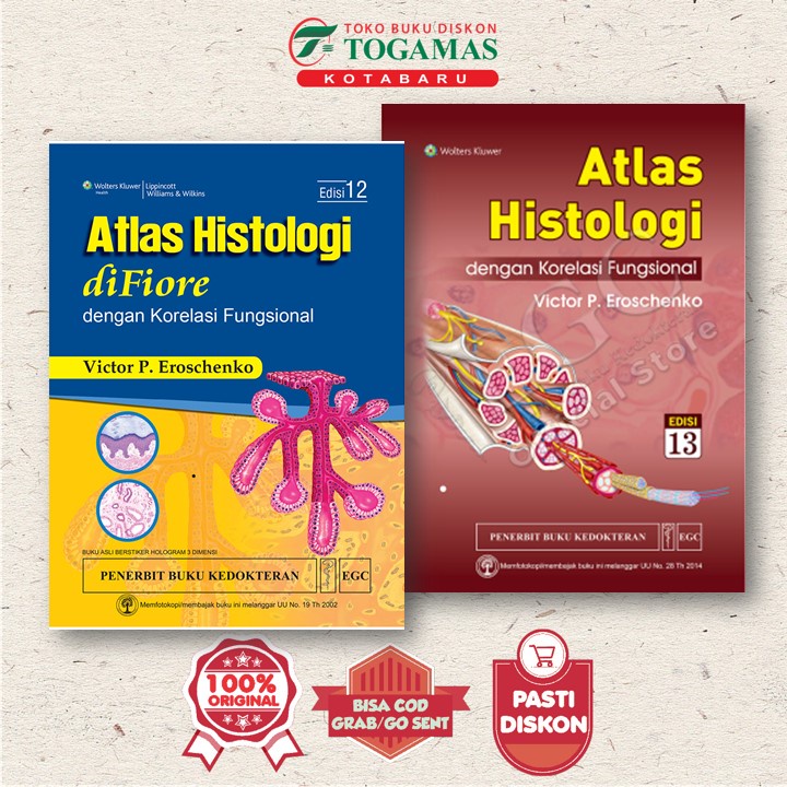 Jual Egc - Atlas Histologi Difiore - Dengan Korelasi Fungsional Ed. 13 ...