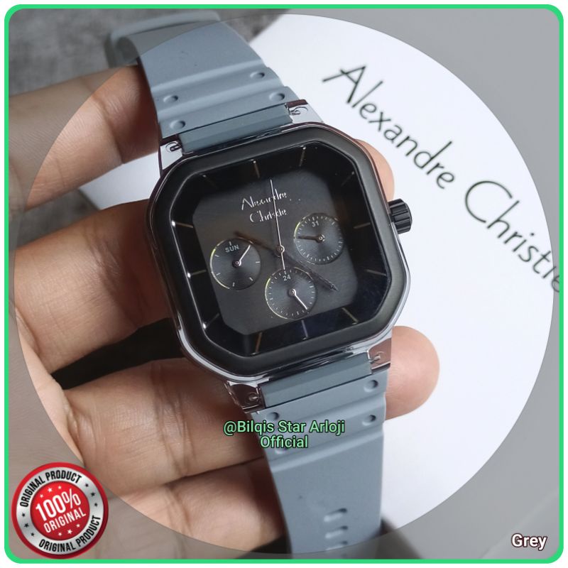 Jual Alexandre Christie Wanita Kotak Ac 2811 Case Black Tali Karet ...