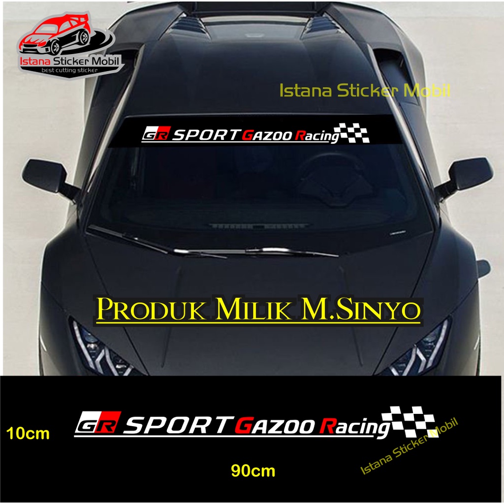 Jual Stiker Sticker gr sport kaca mobil toyota avanza gr veloz gr yaris ...