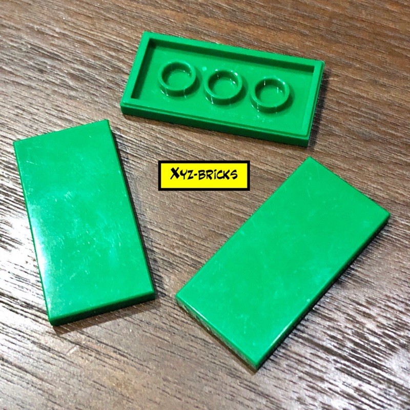 Jual LEGO PARTS 4566179 - Flat Tile 2x4 Dark Green | Shopee Indonesia