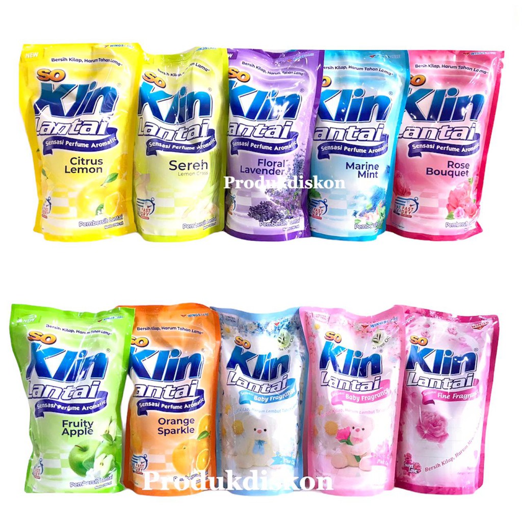 Jual SO KLIN Pembersih Lantai / SOS Pembersih Lantai Refill 700 - 780ML ...