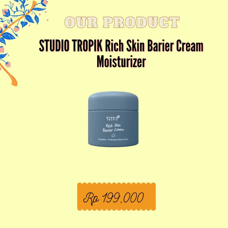 Jual STUDIO TROPIK Rich Skin Barrier Cream/Studio Tropik Fresh Skin ...