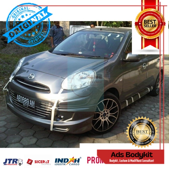 Jual TERMURAH Bodykit nissan march body kit mobil GRT bodykit, duraflex ...