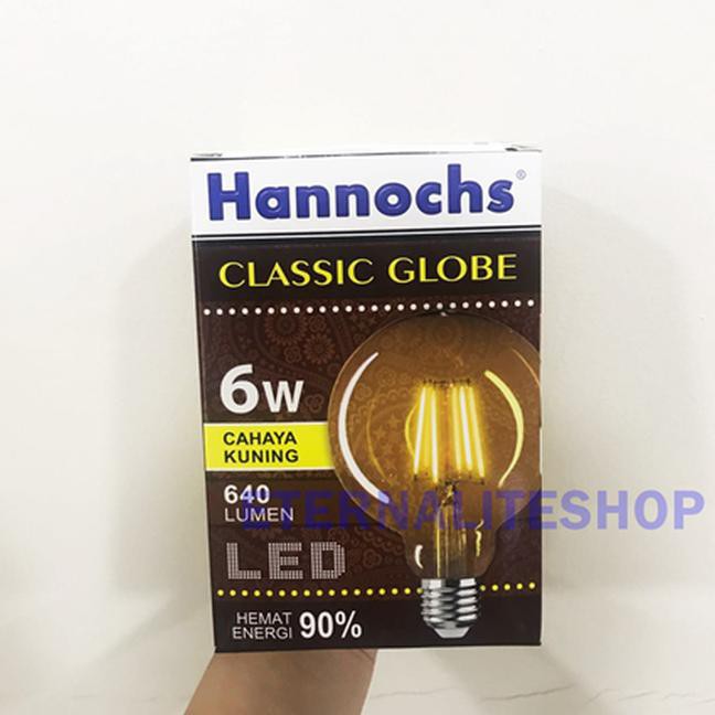 Jual Lampu Pijar Led - Hannochs Led Classic Globe 4W - Lampu Jadul ...